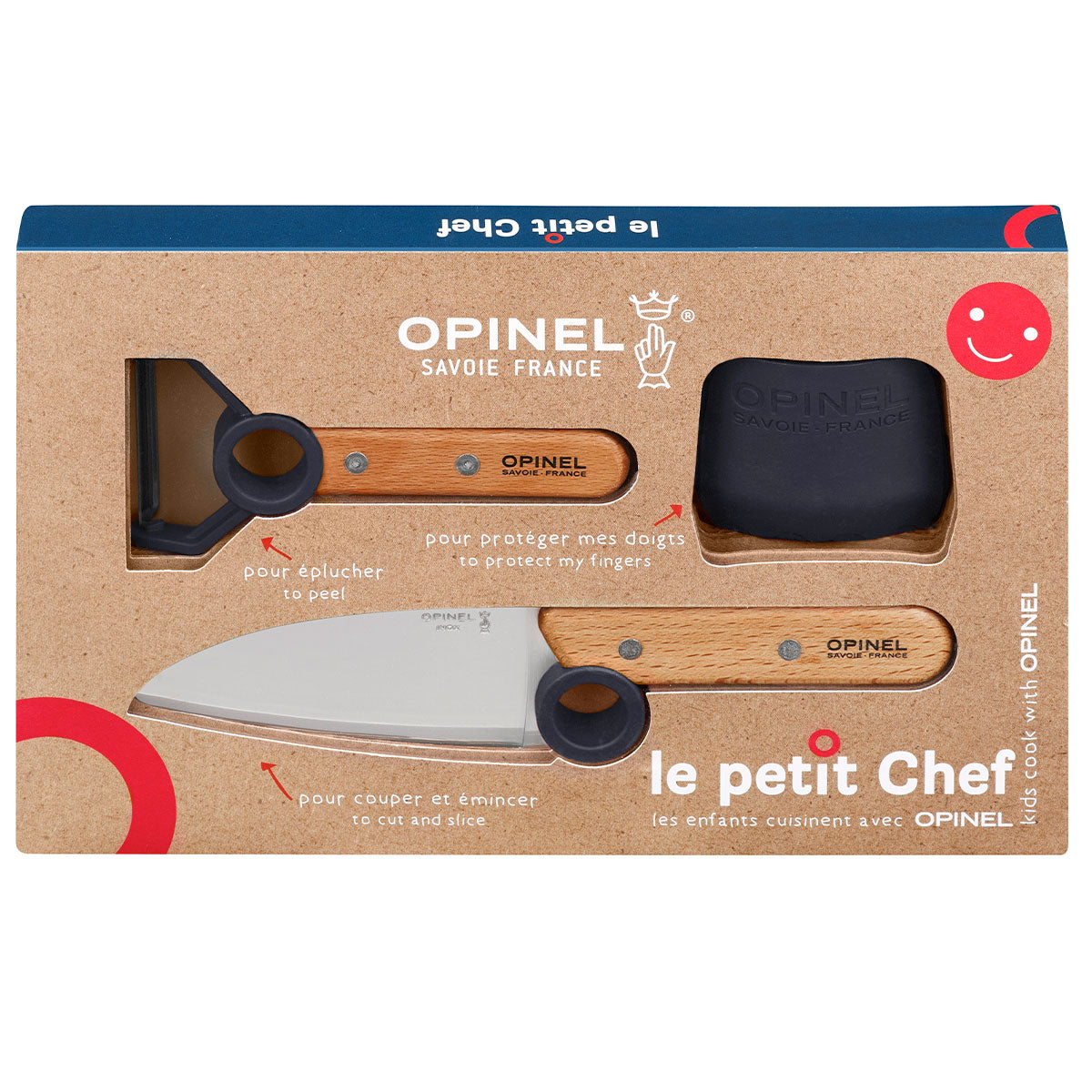 Opinel ‘Le Petit Chef’ Kitchen Set - Blue – Ware Bros Cutlery
