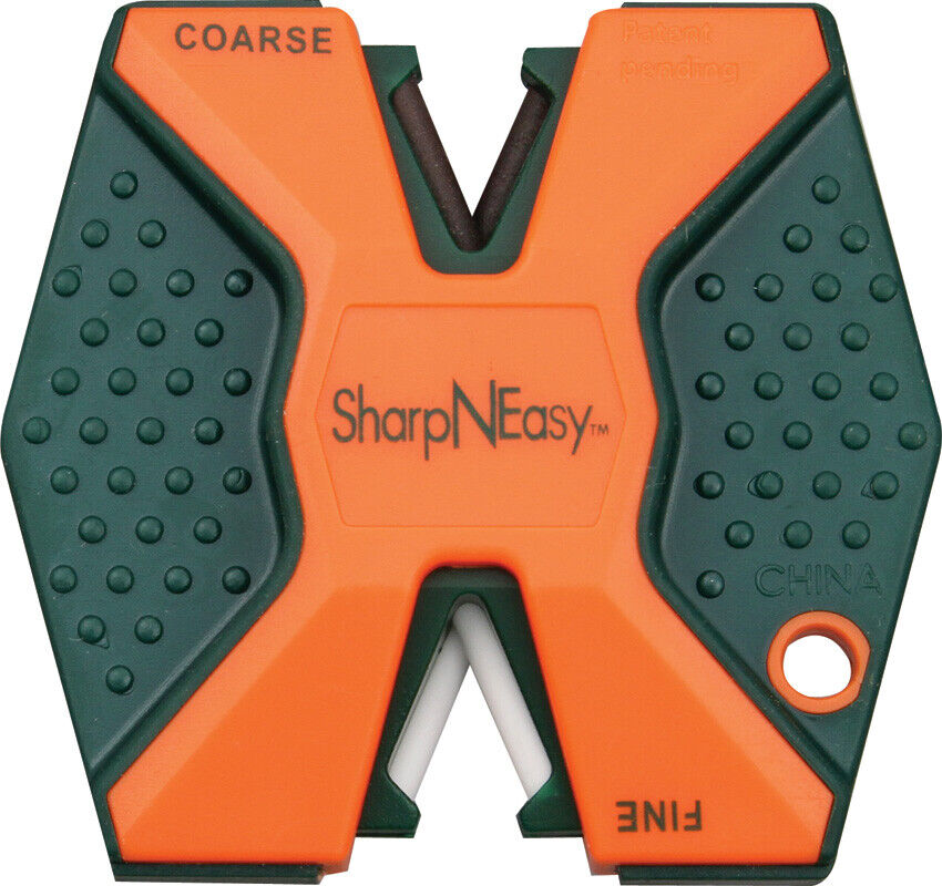 Sharp N Easy Blaze Orange Two Stage Pocket Knife Sharpener - AC336C ...